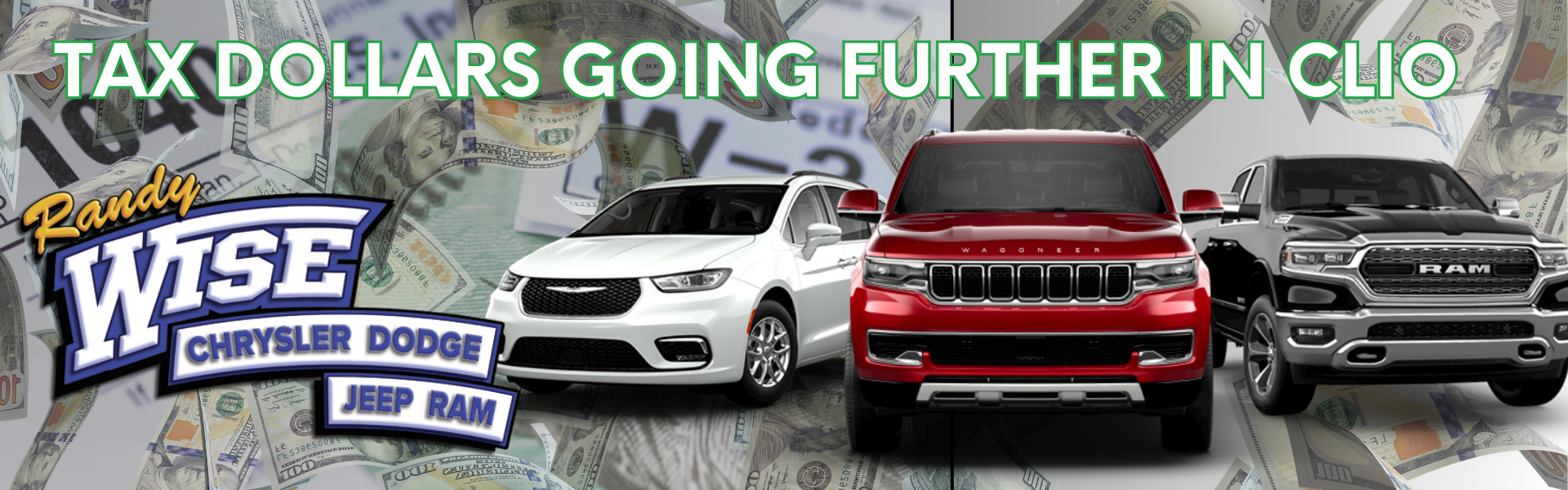 Welcome to Randy Wise Chrysler Dodge Jeep Ram in Clio, MI